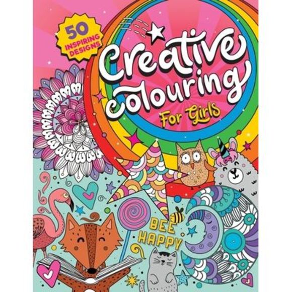 Under The Cover Press | Other | Creative Colouring For Girls 5 ...